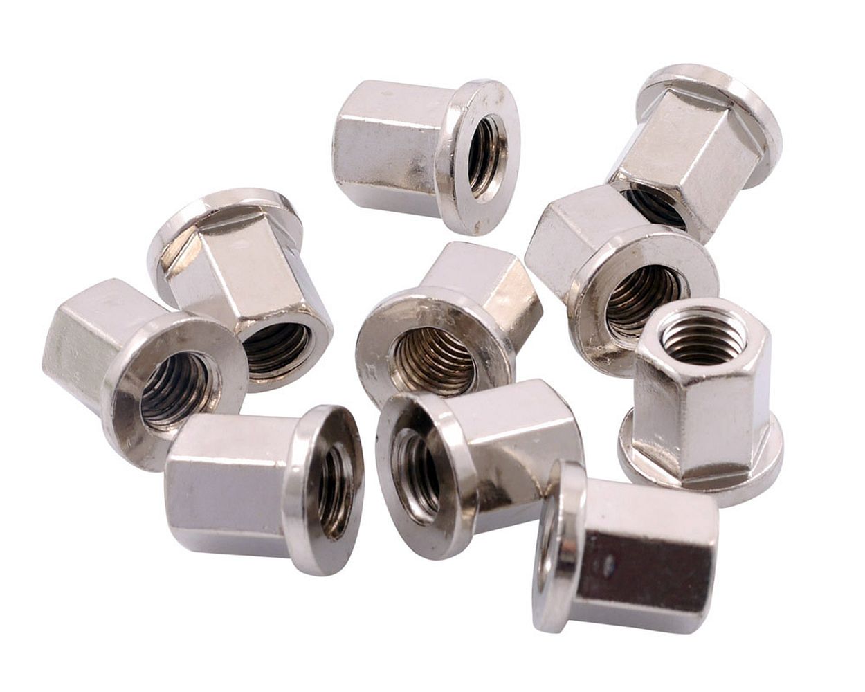 15465 Mutter mit Bund 10 Stück M7 Gewinde • auf Roller.com