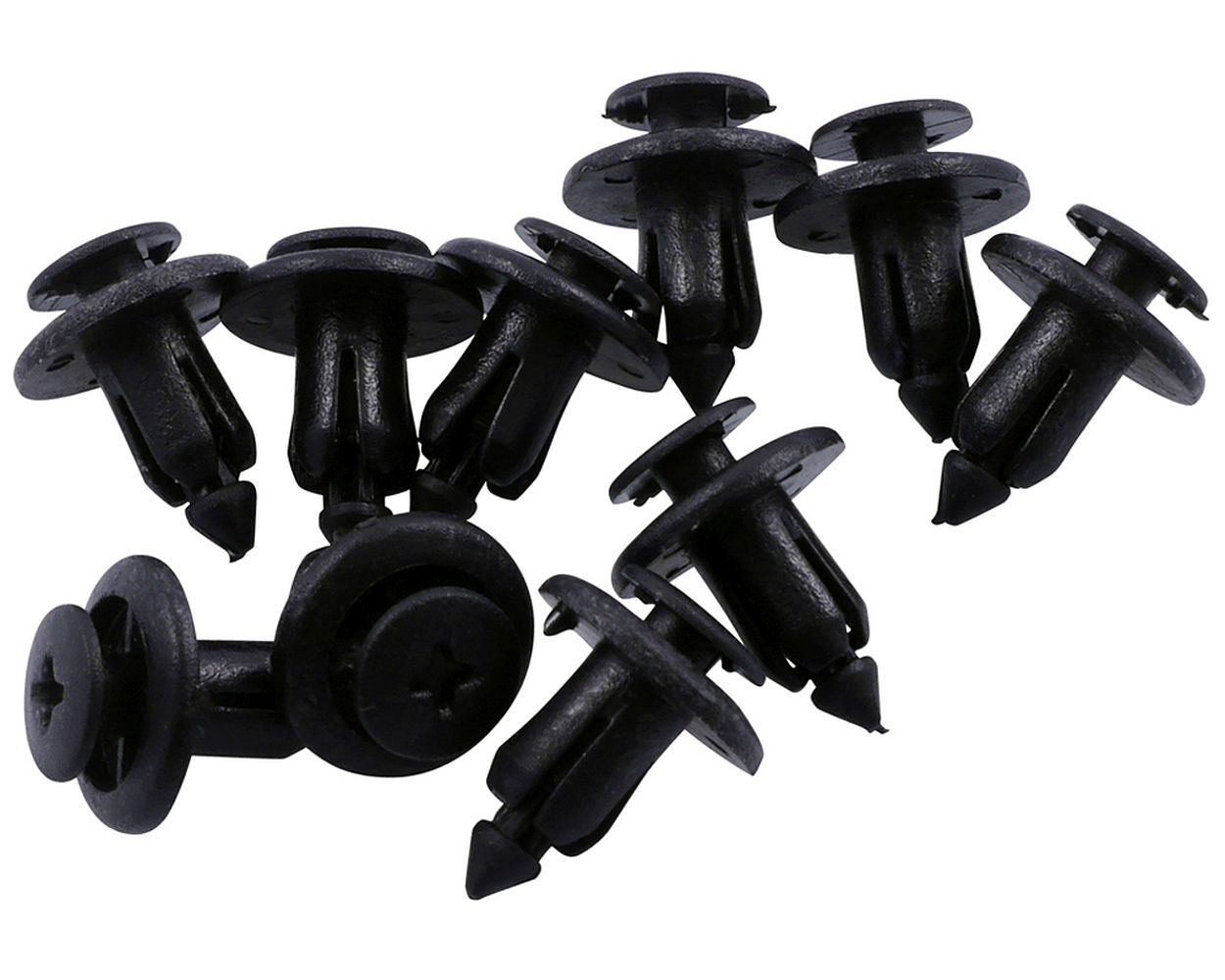 Schraube PVC Kunstoff schwarz 6mm 10Stück • auf Roller.com