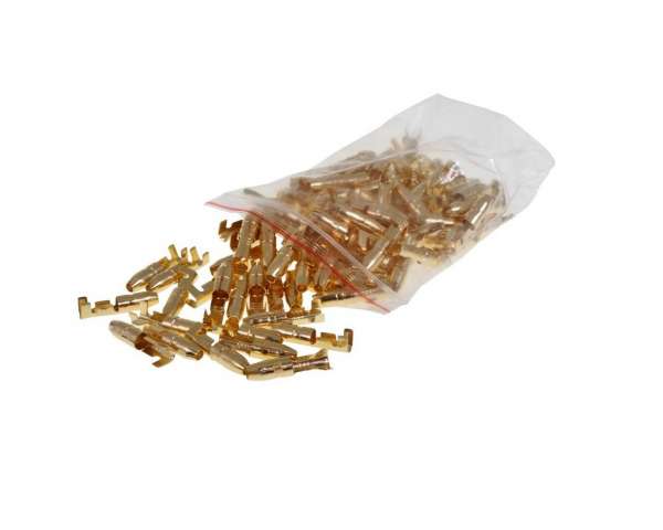 8500843 100x Japanstecker Rundstecker für Kabelquerschnitt 0...