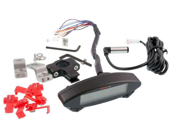 BA048001 Tachometer KOSO DB EX-02 Digital mit ABE 12V 360km/h