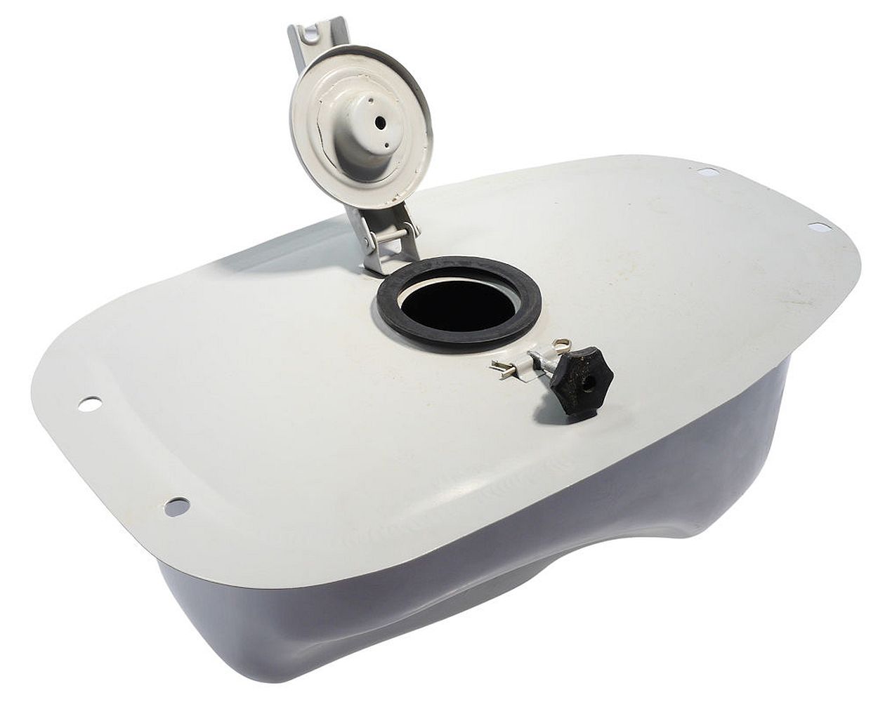 05141030 Benzintank UNI AUTO Metall grau kompatibel für Vesp...