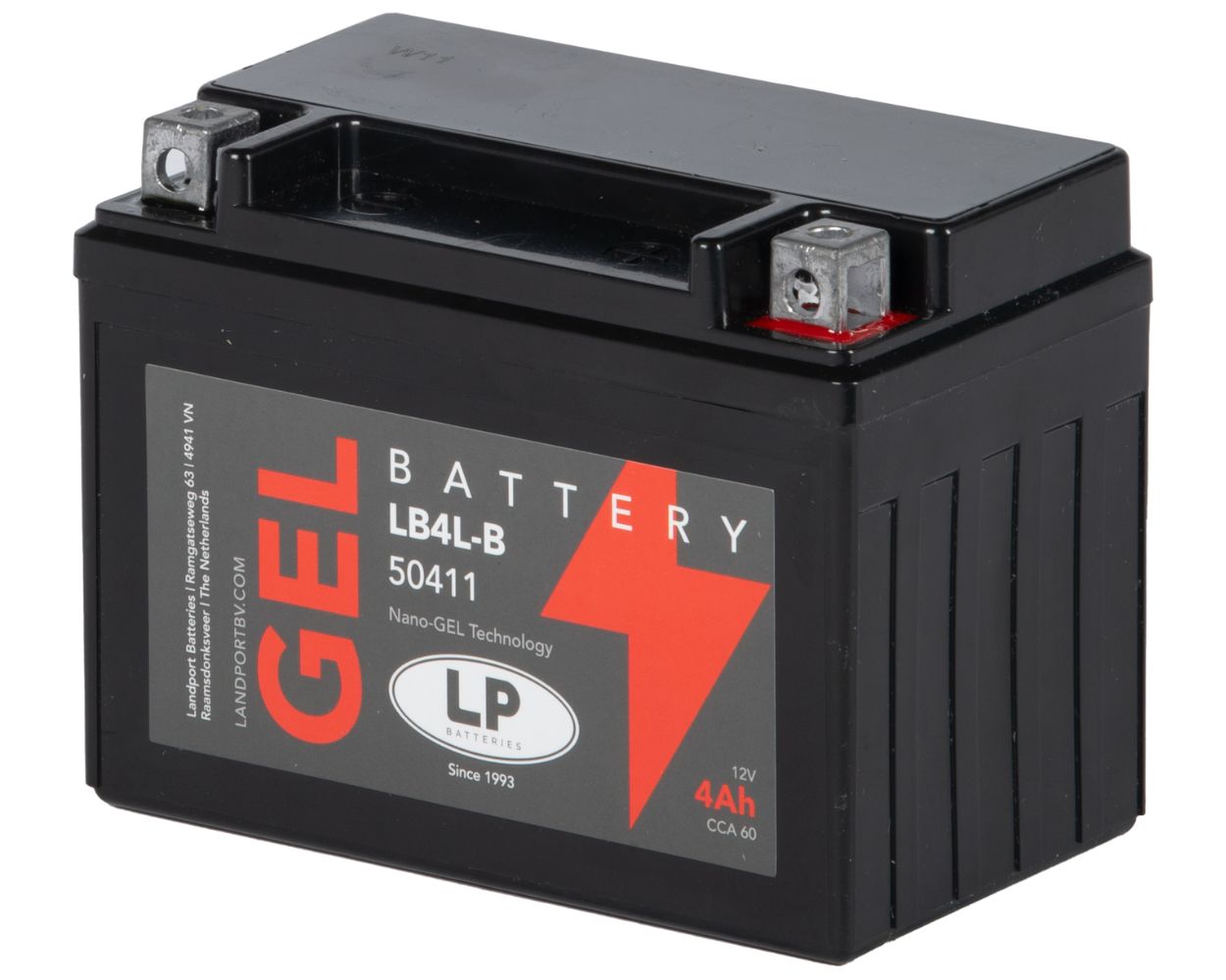MG LB4-3 Batterie LANDPORT LB4L-B Gel 12V 4Ah kompatibel für...