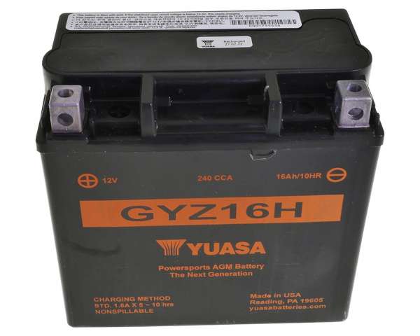 GYZ16H (WC) Batterie 12V 16Ah YUASA GYZ16H (wartungsfrei)